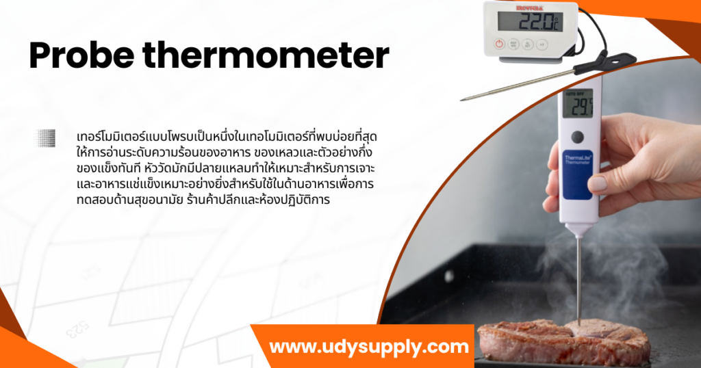 Probe Thermometer เครื่องมือวัดอุณหภูมิที่แม่นยำ